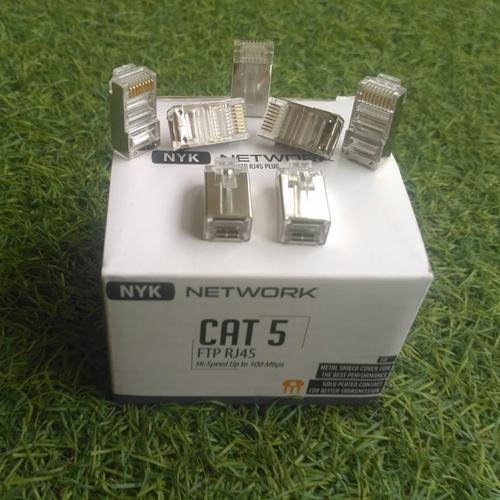 Jual Konektor LAN RJ45 / RG45 FTP Cat5 Cat5e - Satuan Eceran - Kota ...