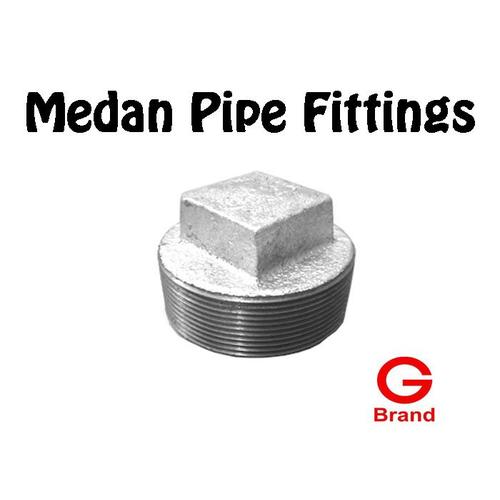 Jual Plug Galvanis Besi 1/2" drat BSPT (G) Cap Dop Luar tutup pipa ...