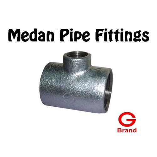 Jual Reducer Tee Galvanis Besi 1" x 1/2" inch drat Dalam BSPT G vlok ...