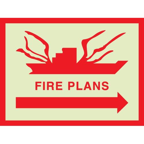 Jual Fire Plans Symbols Sticker Arrow right - IMPA 33.6094 - MSC / Circ ...