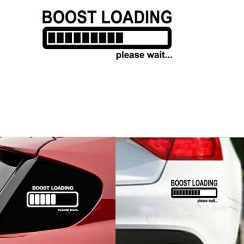 Jual Stiker Boost Loading Body Mobil dan Kaca Mobil Sticker Boost ...