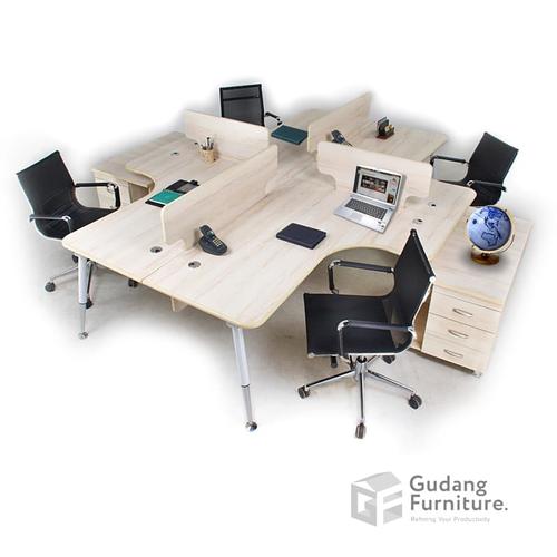 Promo Meja Kerja Meja Kantor Meja Partisi Murah Aditech FRW 05A Cicil 0 ...