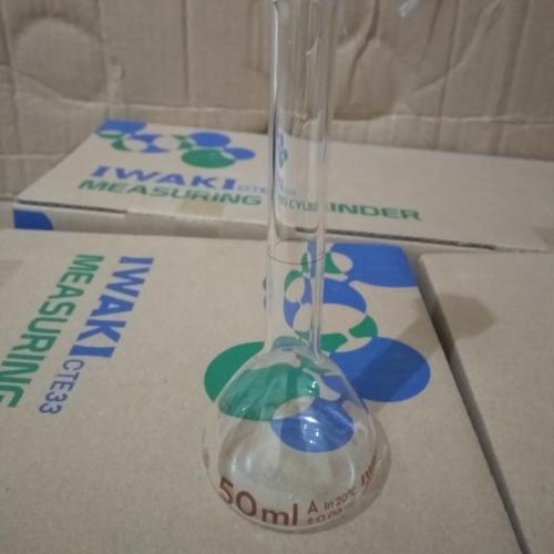 Jual Labu Ukur / Volumetric Flask clear 50 ml Plastic stopper IWAKI - Kota Depok - Bulu toko ...