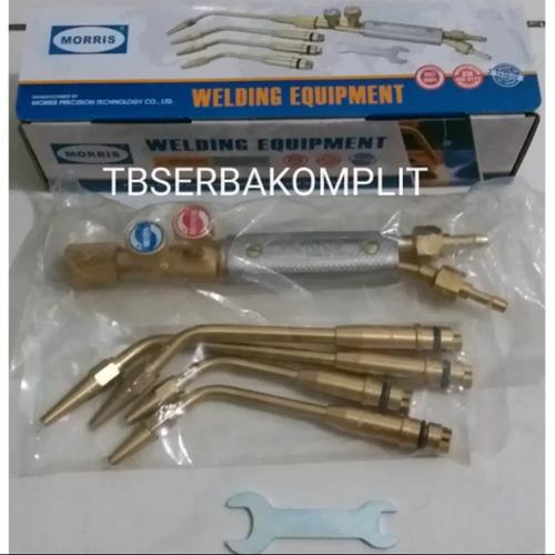 Jual Alat Blender Las Karbit Gas ACT Acetylene Oxygen 4 Nozzle Tip ...