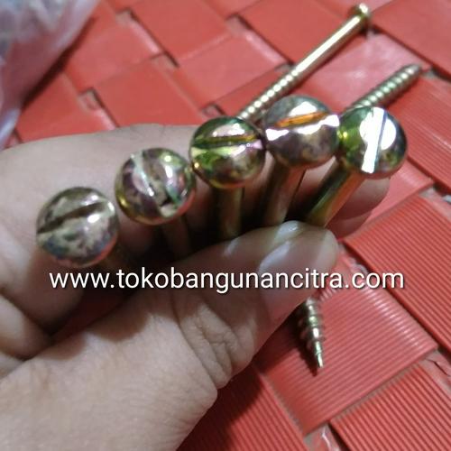 Jual sekrup asbes drat kasar 10 cm skrup atap kepala baut minus 100 mm ...
