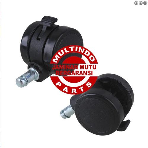 Jual Castor / Roda Tancap Kursi Kantor REM (BRAKE) `All In One` - Hitam ...