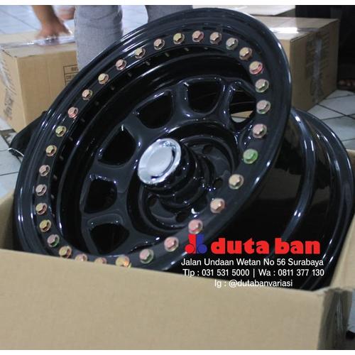 Jual Velg R16 16x8" 6x139 ET -28 Daytona Beadlock FordRanger Triton ...