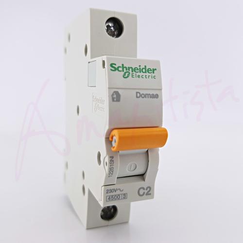Jual MCB Schneider 2A DOMAE Merlin gerin 1P 1phase SNI ORIGINAL - Kab. Tangerang - Amaritista ...
