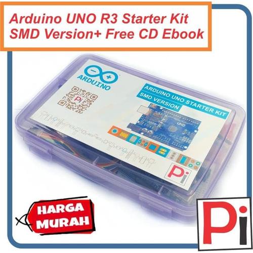 Jual ARDUINO UNO R3 SMD STARTER KIT COMPATIBLE COMPLETE VERSION + CD ...