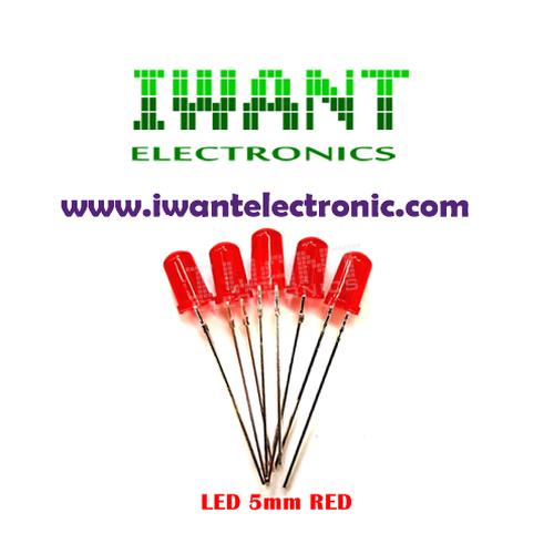 Jual LED 5mm RED LED 5mm Merah - Kota Bandung - I.WANT ELECTRONICS ...