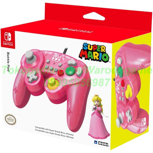 Promo HORI Nintendo Switch Battle Pad (Peach Pink) GameCube Style ...