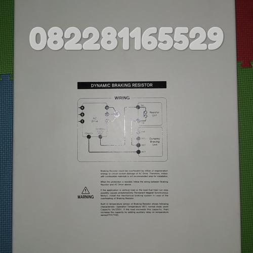 Jual Breaking resistor DBR untuk Semua Inverter 3600Watt 20Ohm 18.5KW ...