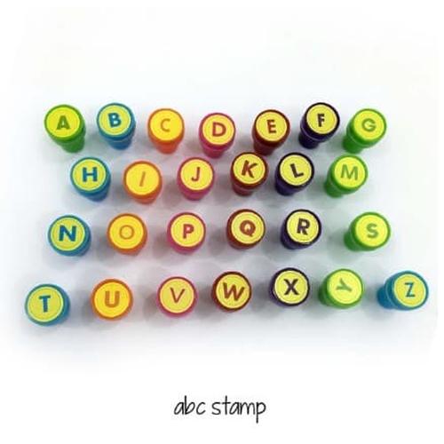 Jual ALPHABET STAMP / Alphabet Stamp/ Stempel Abc/ 26pcs Stamp ...