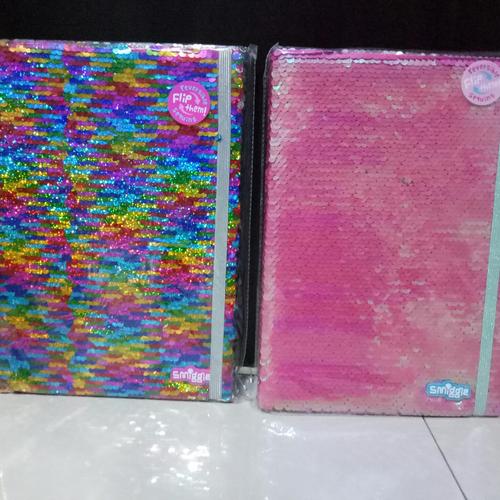 Jual SMIGGLE NOTEBOOK A4 SEQUIN - BUKU CATATAN SMIGGLE - Pink Silver ...