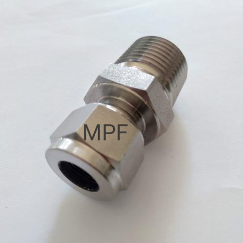 Jual Male Connector 1/4" OD X 1/4" NPT SS 316 Straight Stainless Steel Con - Kota Medan - Medan ...