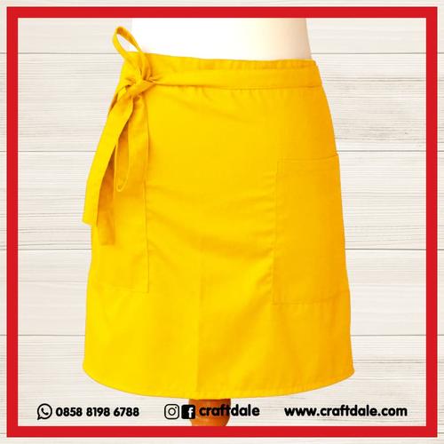 Jual half body Celemek/apron - Kuning (apron pinggang) - Jakarta Barat ...