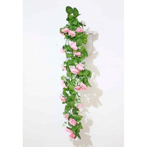 Jual bunga plastik hiasan artificial flower tanaman rambat mawar PINK ...