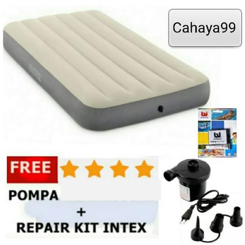 Jual paket kasur angin twin -pompa listrik- lem / kasur matras extra ...
