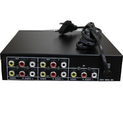 Jual JUAL Audio Video AV SPLITTER SPLITER DISTRIBUTOR 4 CHANNEL ...