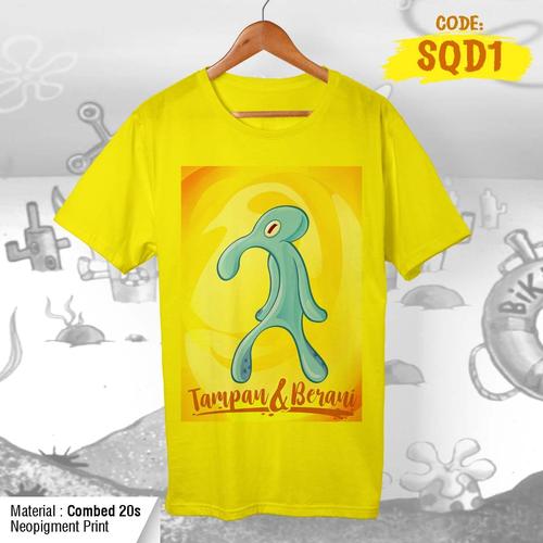 Jual KAOS Squidward Tampan & Berani by Artlantis Store - Kuning, S ...
