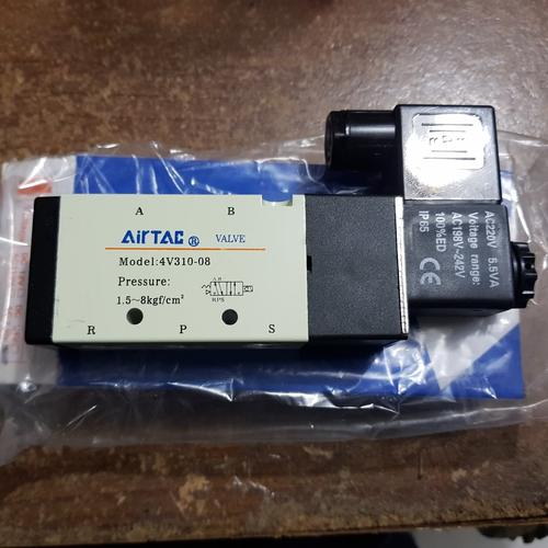 Jual solenoid valve airtac 4v310-08 drat 1/4" ac220v/dc24v - Jakarta ...