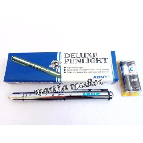 Jual Penlight Pen Light Senter Medis Deluxe ABN Diagnostic Lamp Mata ...