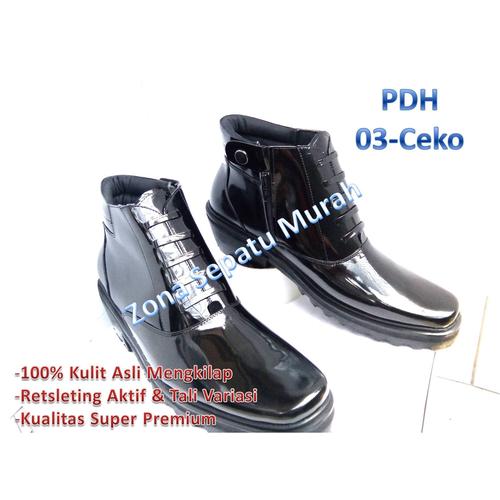 Jual Sepatu PDH 03-Ceko Standar Perwira Tinggi TNI-Polri | Premium ...