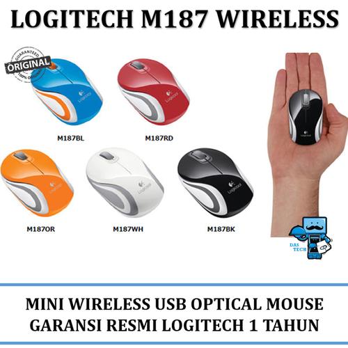 Jual Mouse Wireless Logitech M187 - wireless mini mouse - Jakarta Pusat - das technology | Tokopedia