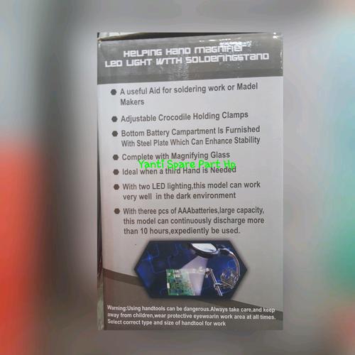 Jual Penjepit PCB plus Lup plus Solderingstand plus Led Light - Jakarta ...