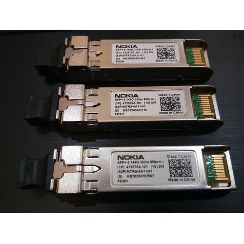 Jual PROMO!! SFP+ NOKIA 6.144G 300m 850nm MM (MultiMode) MTRS-6A11-01 ...