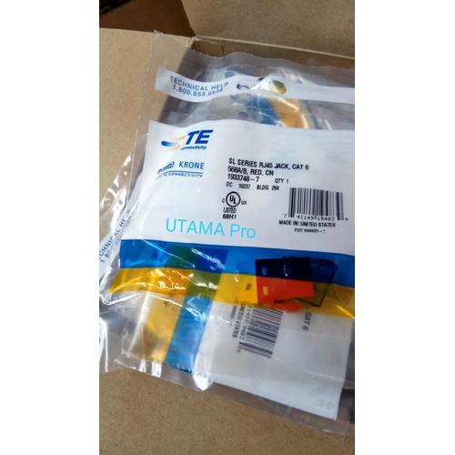 Jual AMP Commscope Modular Jack Cat6 RED - Jakarta Pusat - UTAMA Pro ...
