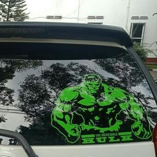 Jual Stiker Mobil Cutting Sticker Kaca Belakang Mobil The Incredible ...