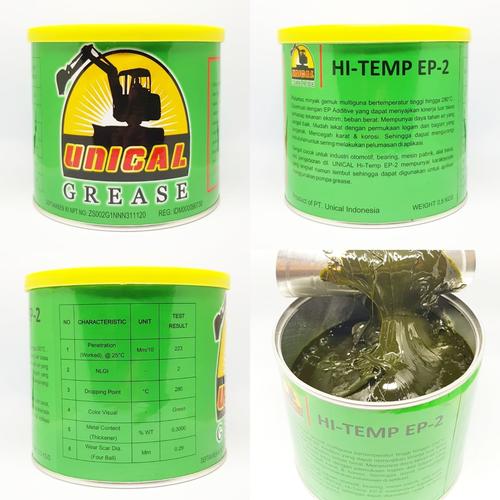 Promo UNICAL HIGH TEMPERATURE GREASE EP2 (Hijau lengket) MINYAK GEMUK ...