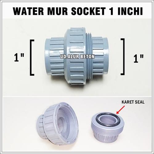 Jual Water Mur Socket 1 Inchi - Union Socket Pipa PVC - Kab. Jombang ...