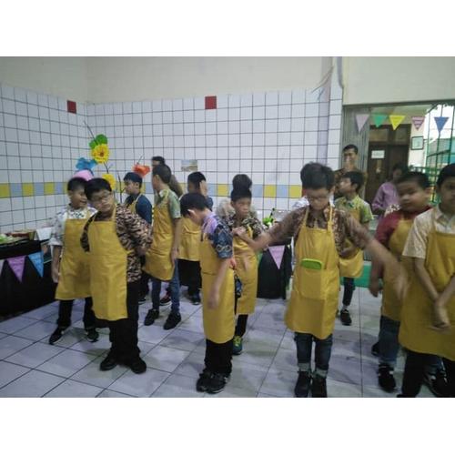 Jual Celemek Apron Anak Bermain Gambar Makan Masak Melukis The Best ...