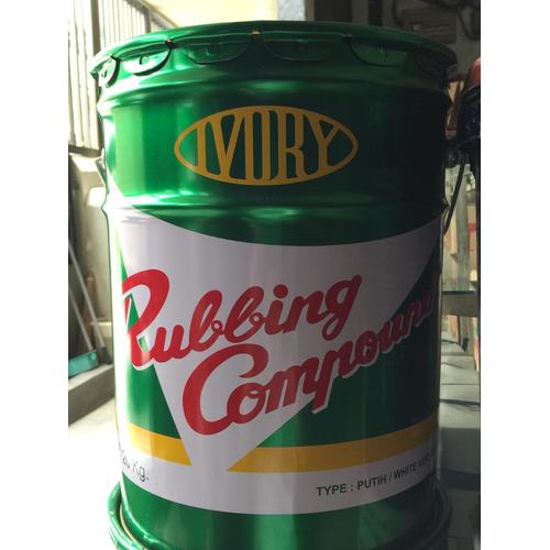 Jual Ivory Rubbing Compound White 1 Pail / Kompon putih 1 pail / kumpon ...