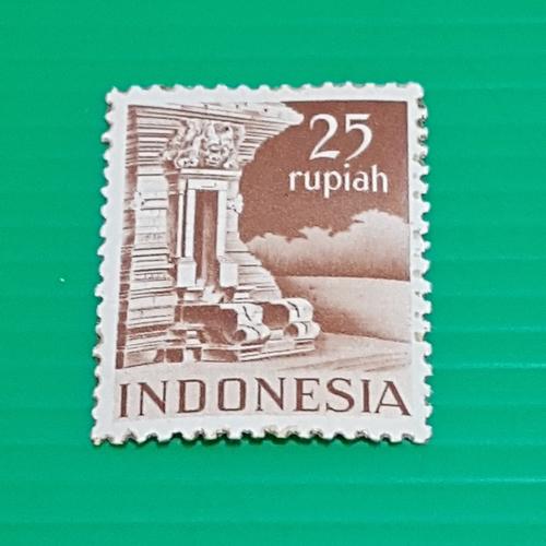 Jual Perangko Indonesia 1949. Seri Candi & Bangunan. Nominal 25 Rupiah ...