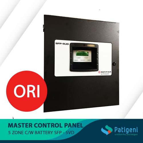 Jual Master Control Panel 5 zone c/w Battery SFP 5UD Notifier - Kota ...