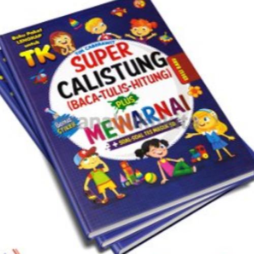 Jual Super Calistung Baca-Tulis-Hitung plus Mewarnai Hard Cover Edisi ...