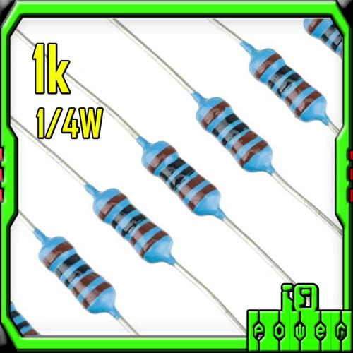 Jual Resistor 1K ohm 1/4 W 5% - iO Power - Kota Samarinda - io Power | Tokopedia