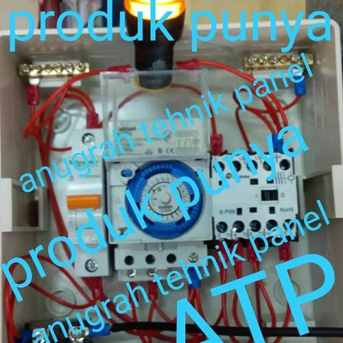 Jual Panel timer theben+mcb+kontaktor/panel lampu otomatis/panel timer ...