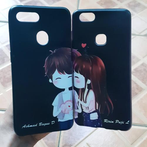 Jual Custom Case Couple Boy & Girl Casing Couple Kartun - Kota ...