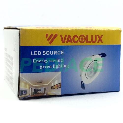 Jual Lampu Downlight LED 3W 3 Watt 3 Mata VACOLUX VL-1112 LED Source ...
