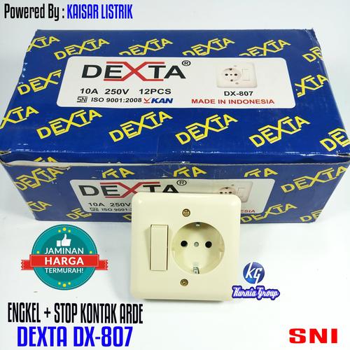 Jual Saklar Engkel + Stop Kontak IB Arde Dexta DX - 802 ON OFF ...