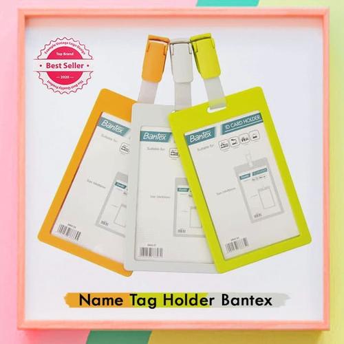 Jual Bantex ID Card Holder / Name Tag Banteks Holder Warna - Hijau ...