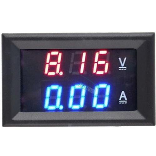 Jual Dual Combo Voltmeter Amperemeter Ammeter Volt Ampere Meter DC 10A 100V - Kab. Sidoarjo ...