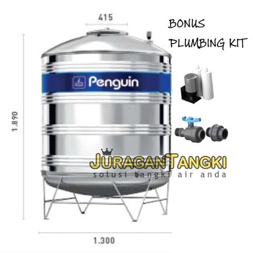 Jual Tangki Air Stainless Penguin TBSK 2000 liter - toren tandon ...