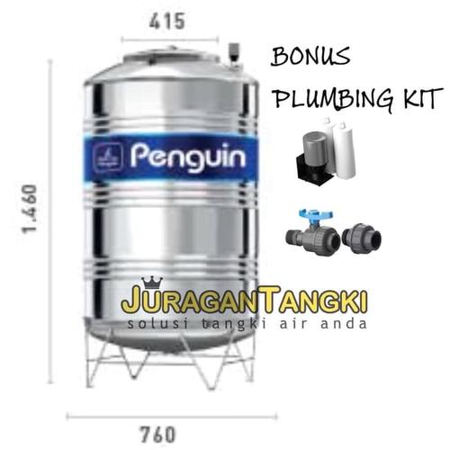 Jual Tangki Air Stainless Penguin TBSK 1000 liter - toren tandon ...