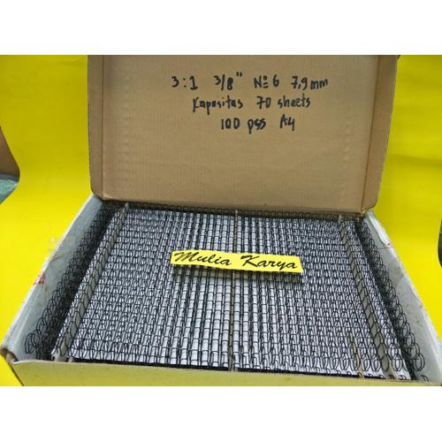 Jual Spiral Kawat Jilid A4 No. 6 ukuran 3/8" 7.9 mm - Jakarta Utara ...