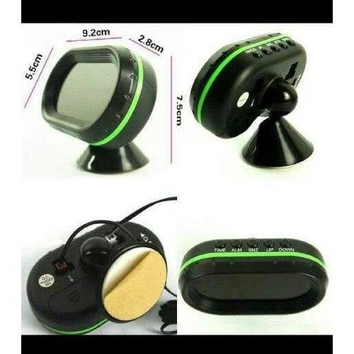 Jual Jam Digital Mobil dual colour led backlight. ampere meter volt ...
